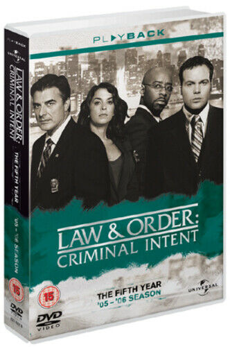 LAW AND ORDER Criminal Intent The Fifth Year (2010) Vincen Region 2 DVD ...